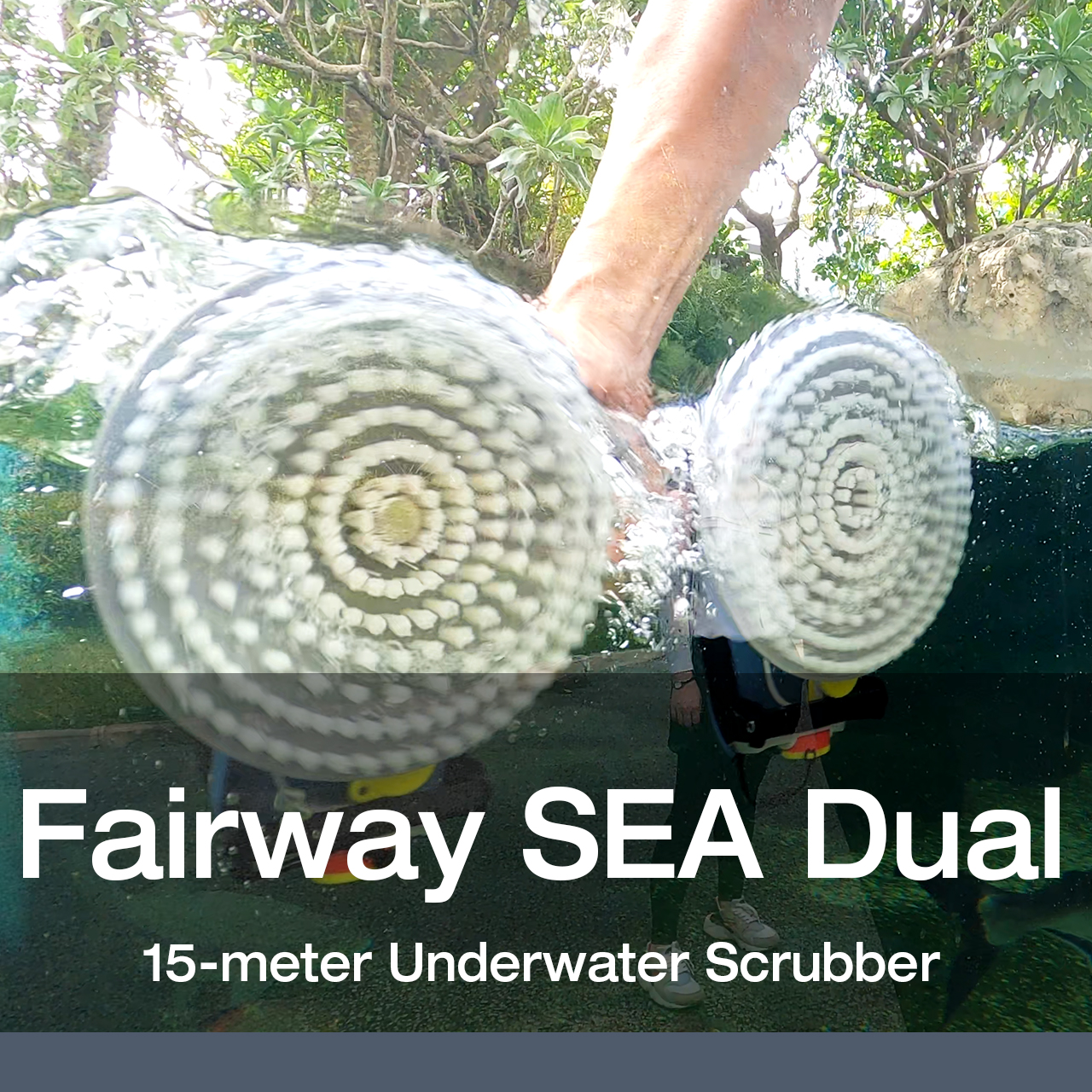Fairway SEA Dual 15-meter Underwater Scrubber - Fairway Making Cleaning ...
